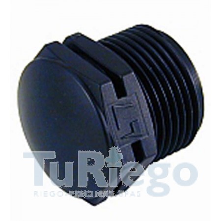 Tapón roscado de PP Macho